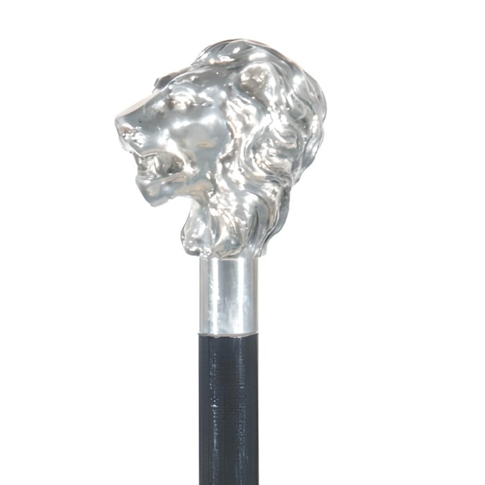 Classic Canes Lion Formal Cane - Silver Plated – Global Luggage